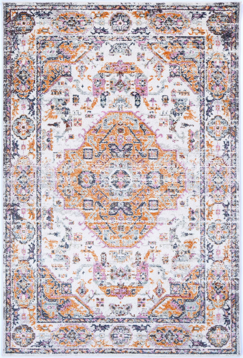 Illusion Medallion Rustic Rug – Wild Yarn